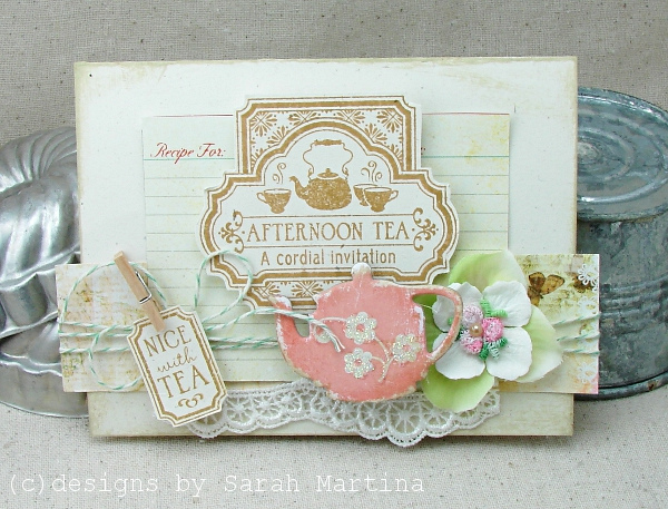Afternoon Tea - A Cordial Invitation Card on Luulla